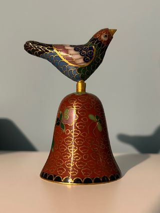 Bird enamel cloisonnè
