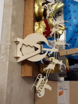 Natale renne a dondolo