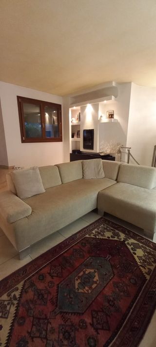 Divano con Penisola artigianale come nuovo