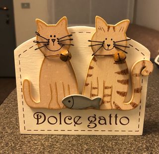 porta lettere o porta tovaglioli Dolce Gatto
