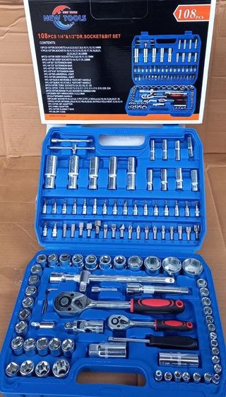 VALIGIA SET CHIAVI A BUSSOLA 108 PEZZI