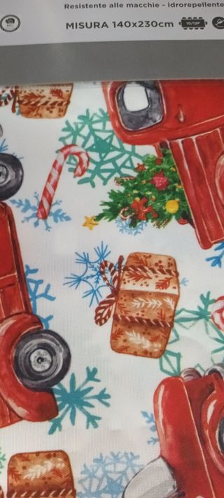 Tovaglia antimacchia natalizia