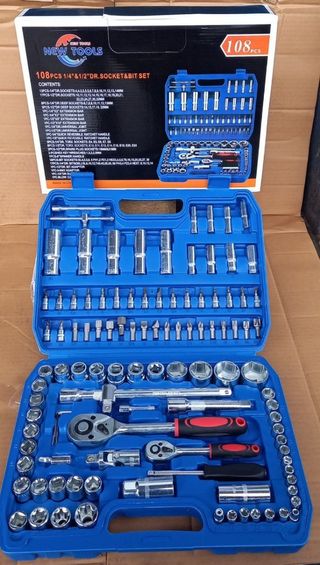 VALIGIA SET CHIAVI A BUSSOLA 108 PEZZI VANADIUM CO