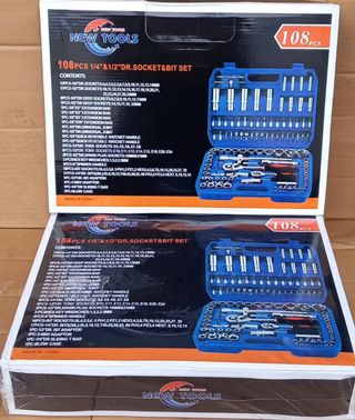 VALIGIA SET CHIAVI A BUSSOLA 108 PEZZI VANADIUM CO