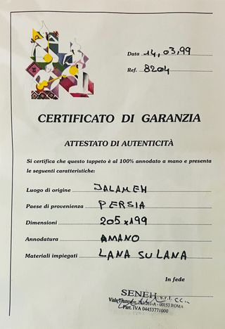 • Tappeto Persiano •