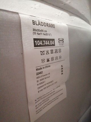 Ikea organizer armadio bladdare