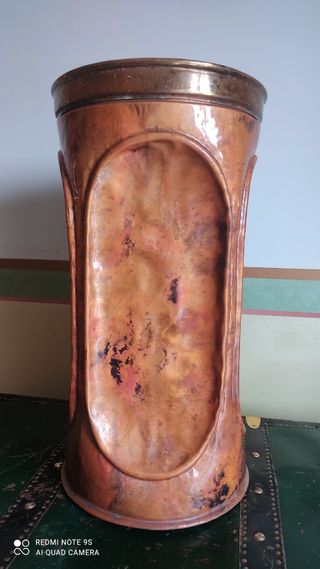 Portaombrelli vintage 80s rame ottone