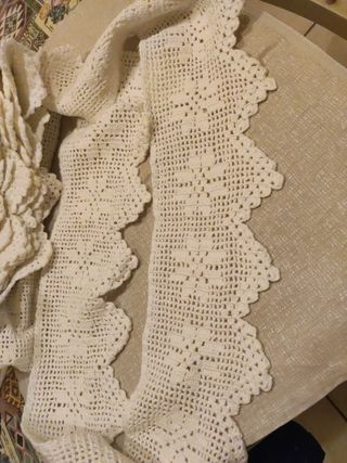 Trina bordura uncinetto fatto a mano