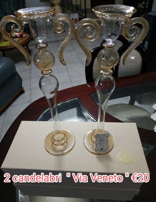 2 candelabri "ViaVeneto"