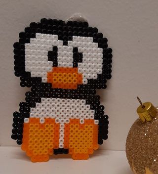 addobbo natalizio a forma di pinguino