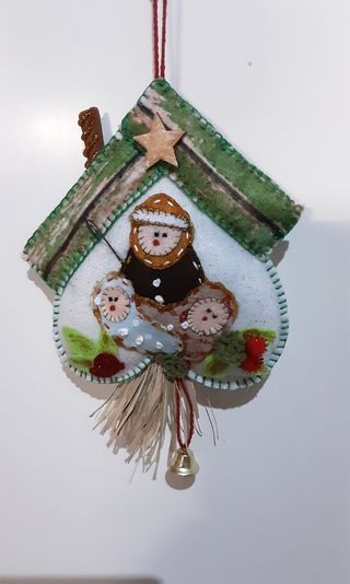 Presepe per albero di Natale