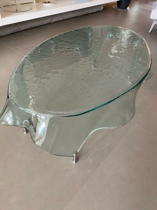 Tavolino in cristallo