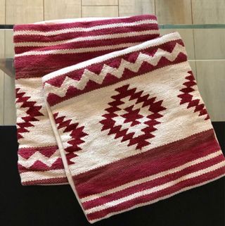 Federe cuscini motivo etnico rosso