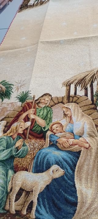 Runner natività gobelin