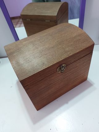 Bauletto portaoggetti in legno