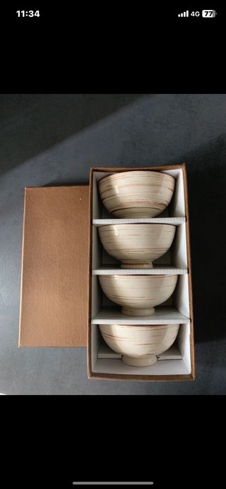 Set tazze da macedonia in ceramica