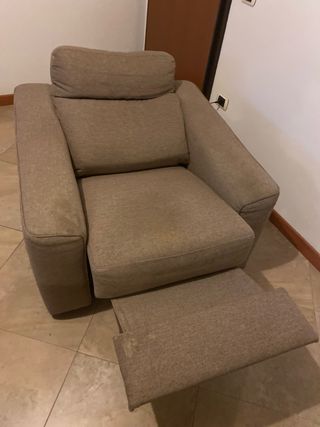 poltrona elettrica reclinabile