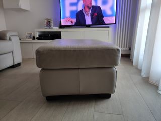 Pouf da salotto in vera pelle Poltronesofà