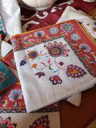 Sei tovaglioli della bassetti