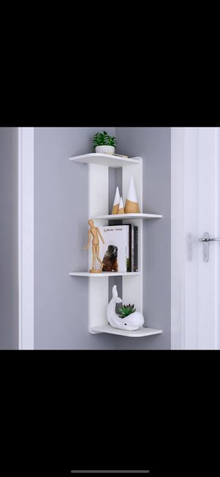 Mensola angolare a parete