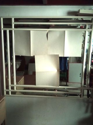 Specchio per bagno con lampade applique