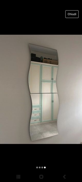 2 specchi ondulati