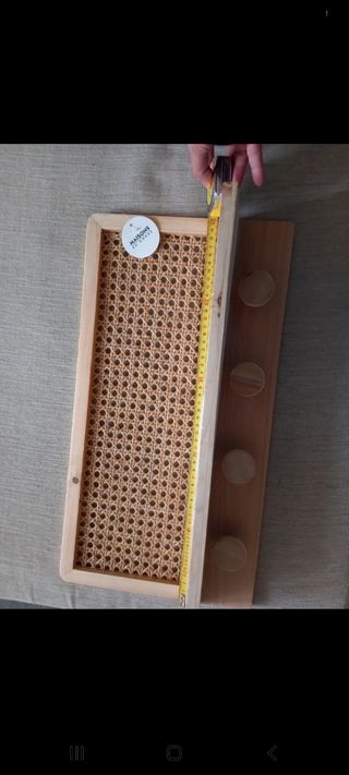 Attaccapanni in rattan