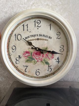 orologio shabby chic