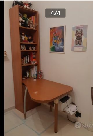 Armadio con scrivania e cassettiera