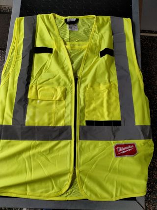 kit 5 pz giubbino alta visibilita’ milwaukee
