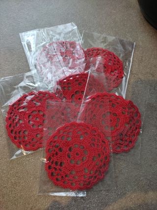 Sottobicchieri ad uncinetto artigianali