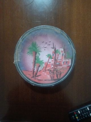 PIATTO ARTISTICO MAROCCO DECORATO A MANO