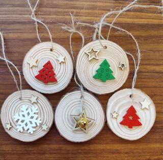 Set da 5 appendini per albero di Natale