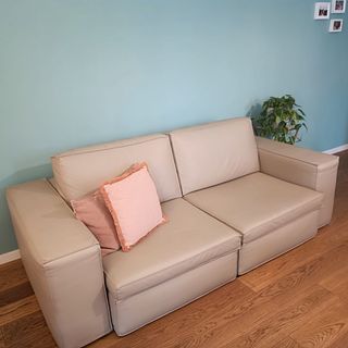 Divano 3 posti in vera pelle