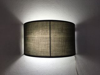 Aplic paralume grigio