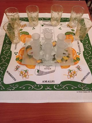 Set completo limoncello Amalfi