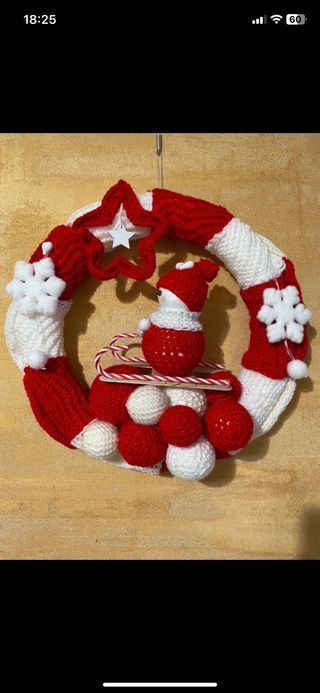 nuova fatta a mano ghirlanda di natale 30,00€