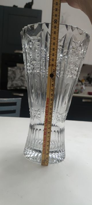 vaso portafiori in cristallo