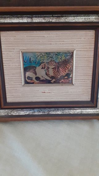 Quadro su lastra in argento