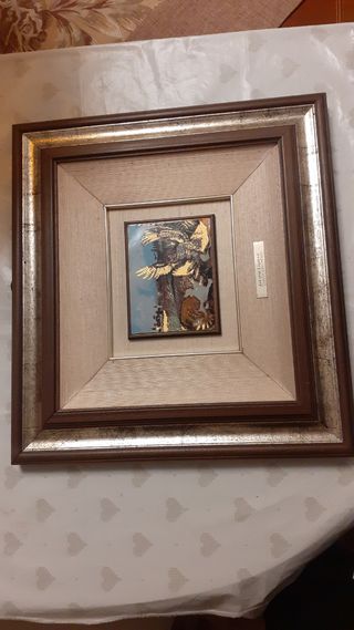 Quadro su lastra  in argento