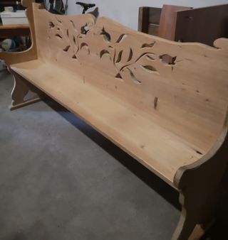 Panca artigianale in abete