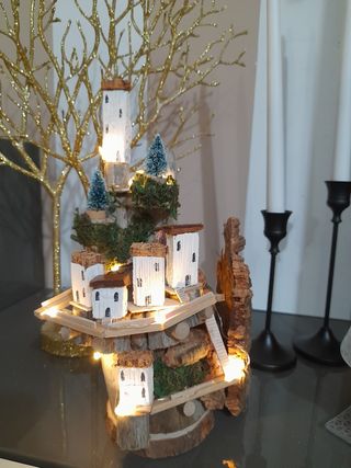 VILLAGGIO DI NATALE CON LUCI