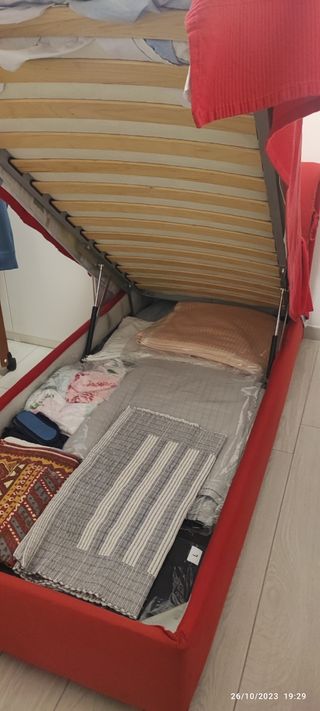 Letto singolo contenitore