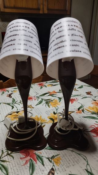 Coppia di lampade da tavolo