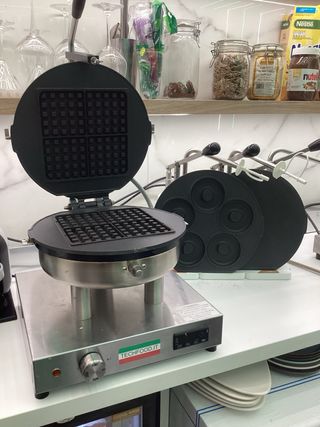 Piastra rondo’ 3piastre  crepes waffle e donuts