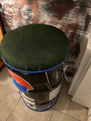 Sgabello stile officina