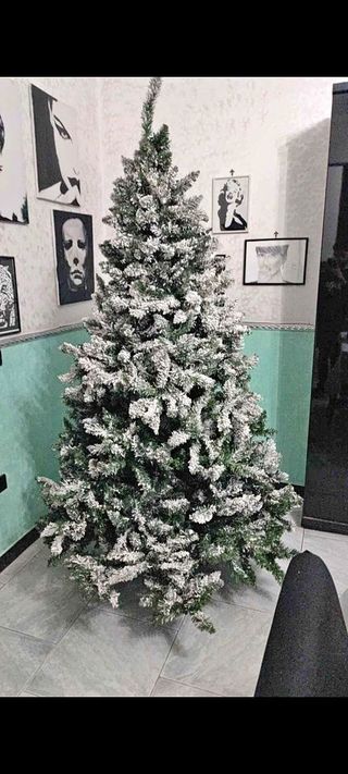 Albero Di Natale innevato
