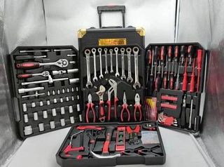 Trolley attrezzi 399 pezzi con chiavi a cricchetto