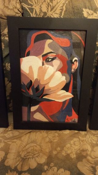 Quadro dipinto ad olio moderno