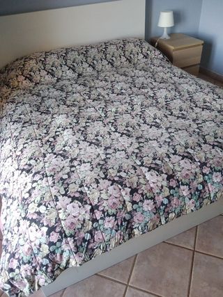 Piumino matrimoniale floreale